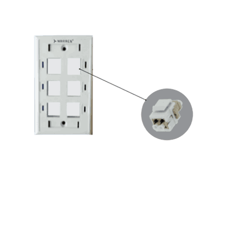 Fibre Adaptor Face Plate – Norden Communication